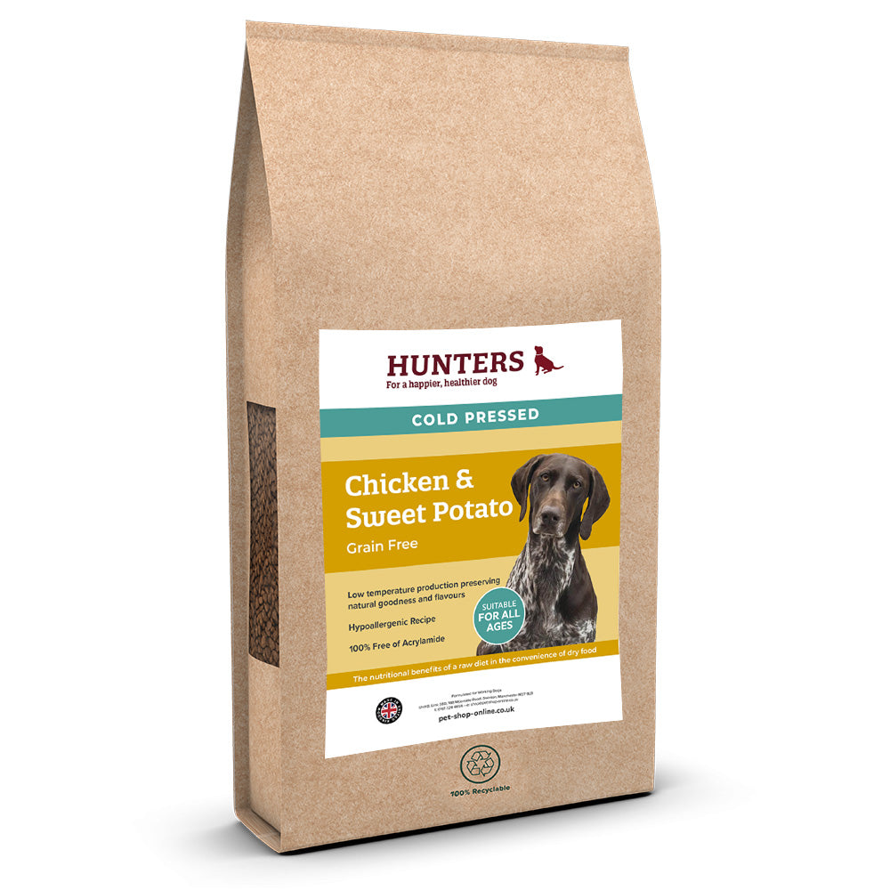 Hunters Chicken & Sweet Potato Cold Pressed Dry Food