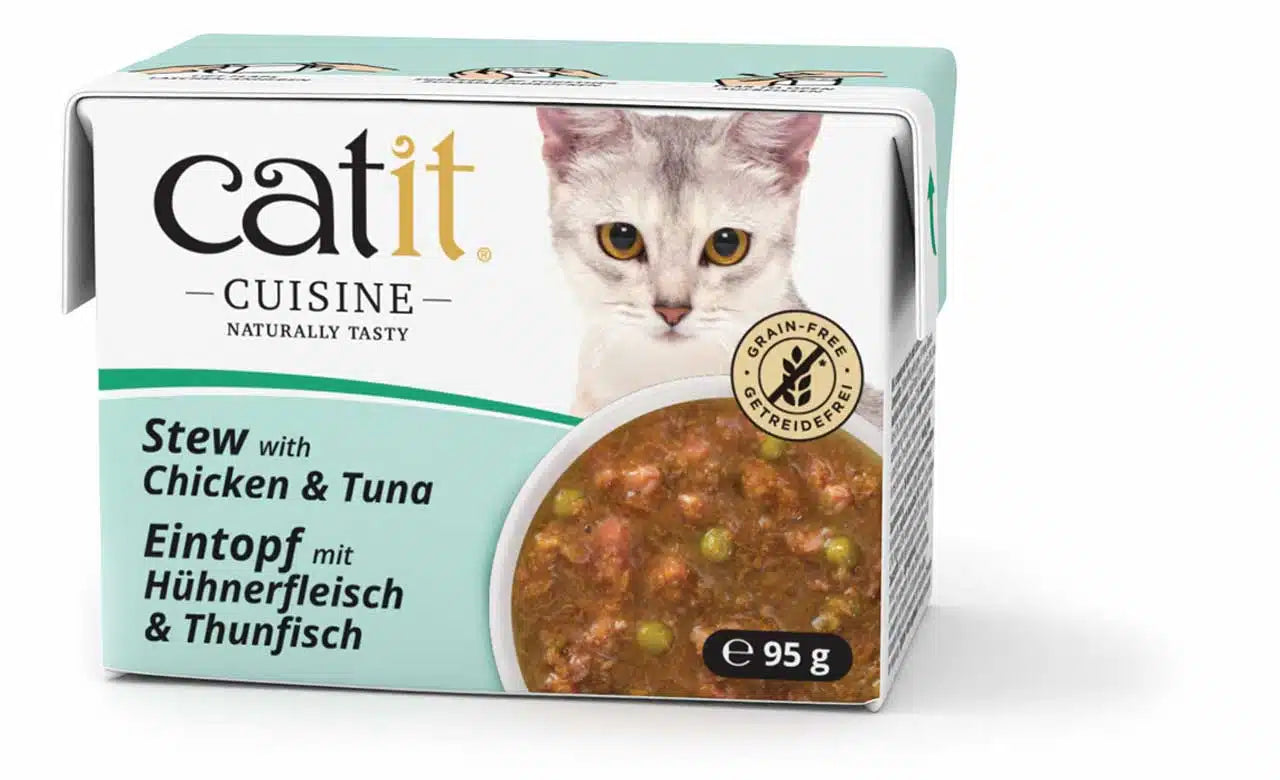 Catit Cuisine - Stew with Chicken & Tuna for Adult Cats 95g